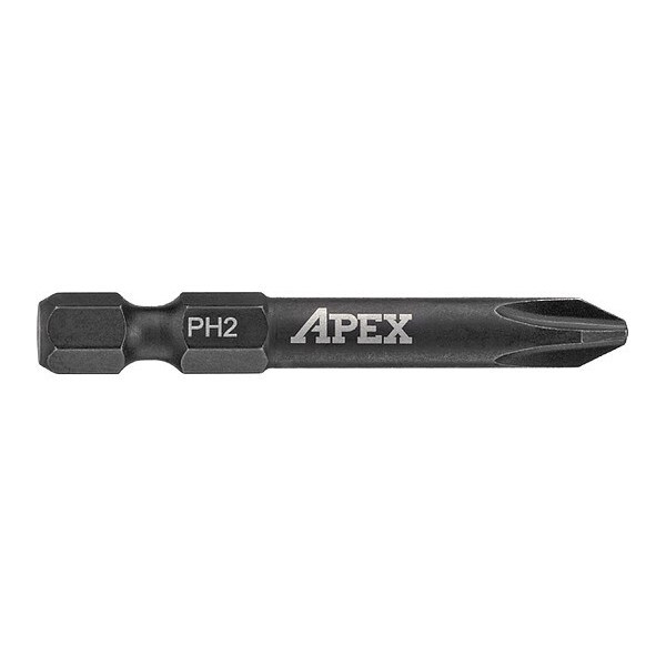 Apex Tool Group Bit, 2", Phillips, Ph2 AMB2PH2-1 | Zoro