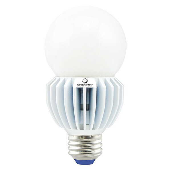 Green Creative LED Light Bulb, A21, 16.5W, 277V, 4000K 58239 | Zoro