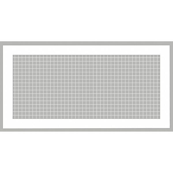 American Louver Return Air Grille, 23-3/4 X 11-3/4, Powder Coated AG ...