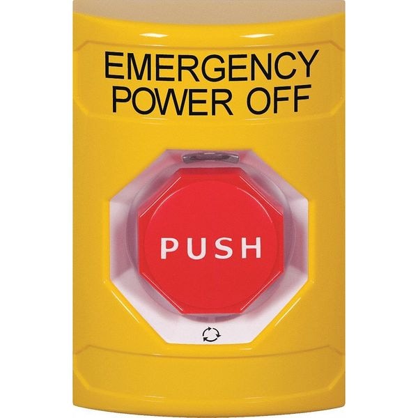 Safety Technology International Emergency Power Off Push Button, 2-7/8 ...