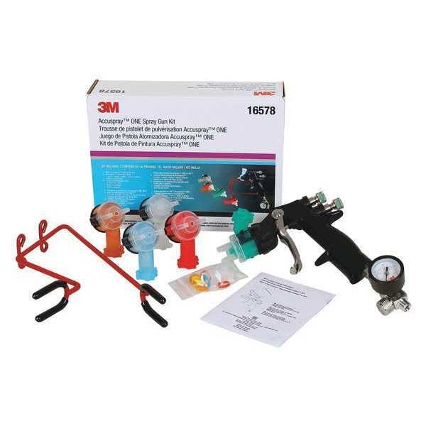 3M HVLP Spray Gun, 0.070/1.8mm" Nozzle Size 16578 | Zoro