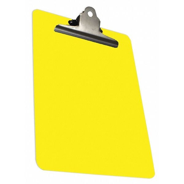 Zoro Select 9" x 12-1/2" Detectable Clipboard SS Clip, Yellow 300-O06 ...