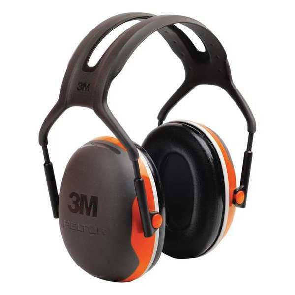 3M Peltor X4 Over-the-Head Ear Muffs, 27 dB NRR, Passive, Electrically Insulated, Orange X4A | Zoro