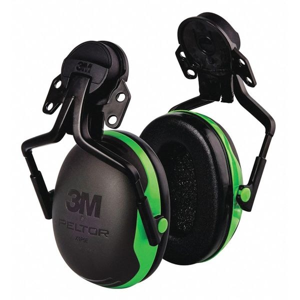 3M Peltor Hard Hat Mounted Ear Muffs, 21 dB, Peltor X1, Black X1P5E | Zoro