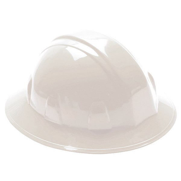 Condor Full Brim Hard Hat, SL Series, Type 1, Class E, Ratchet (4-Point ...