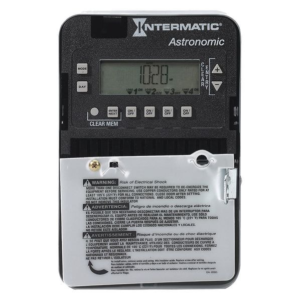 Intermatic Electronic Timer, Astro 7/365 Days, 30A ET2845C | Zoro