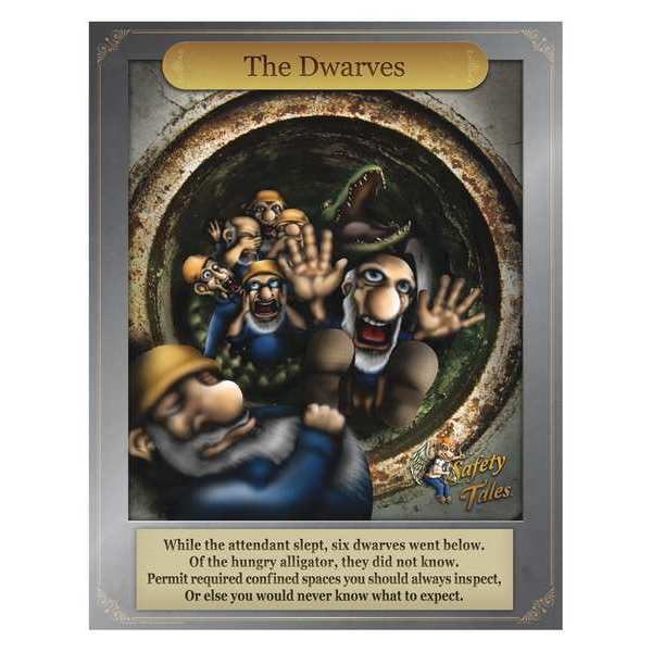 Mancomm Safety Poster, 27" H, 21" W 31P-211-01 | Zoro