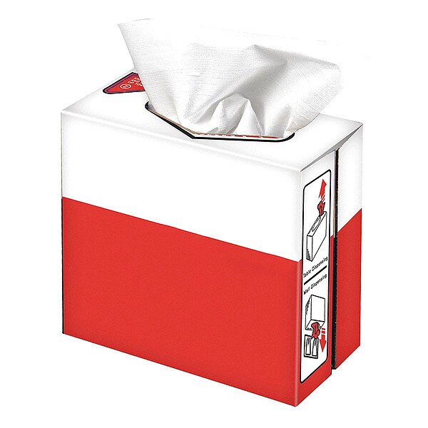 Tough Guy Dry Wipe, G70, Dispenser Box, Heavy Absorbency, 9 in x 16 1/2 ...