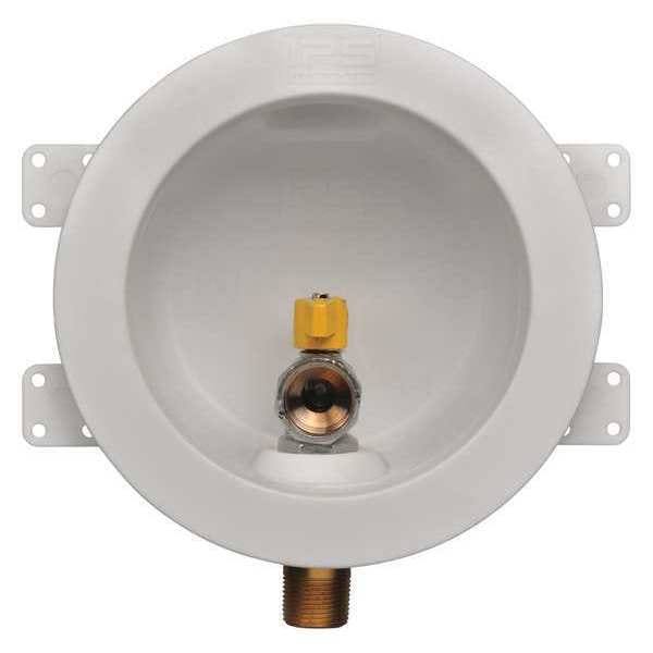 Water-Tite Gas Outlet Box Round 1/2" Female Gas Valve CSST 87862 | Zoro