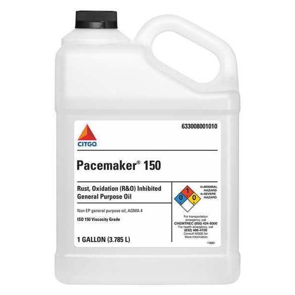 Citgo 1 gal Bottle, Circulating Oil, 150 ISO Viscosity 633008001010 | Zoro