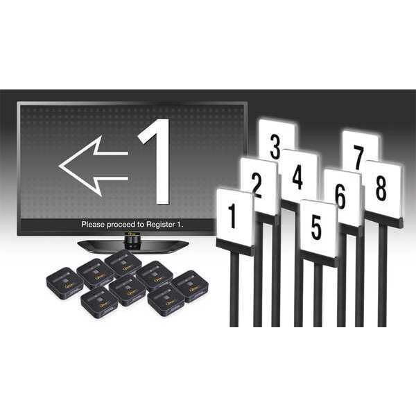 Lavi Industries Electronic Queuing System, Counter 95-QTPNP118/32/BW/WB ...