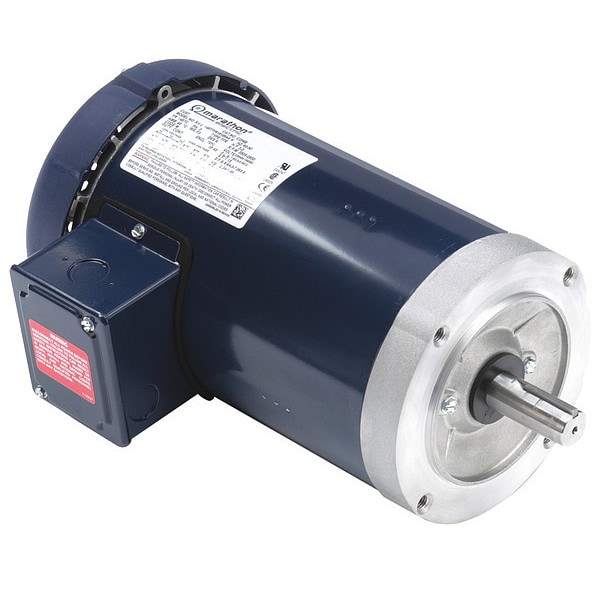 Leeson Three-Phase General Purpose Motor, 3 HP, 145TC Frame, 230/460V ...