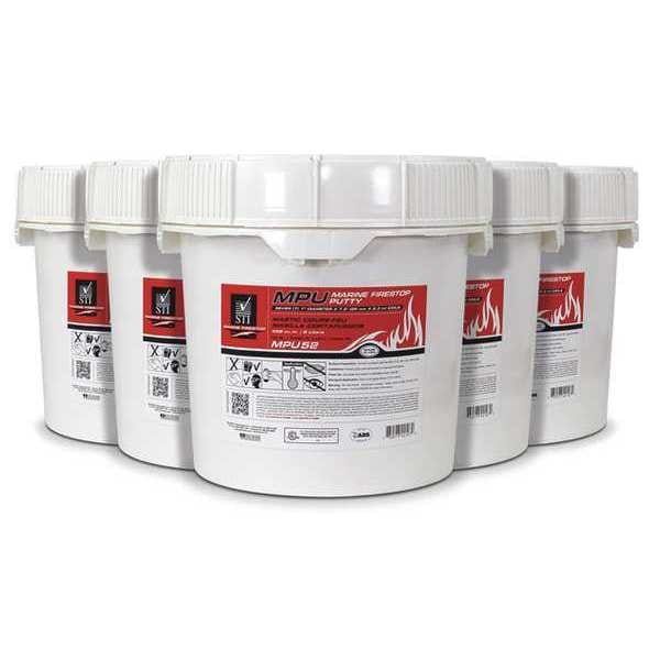 Sti Marine Marine Firestop Putty, 5 gal. Size, Red MPU52 | Zoro