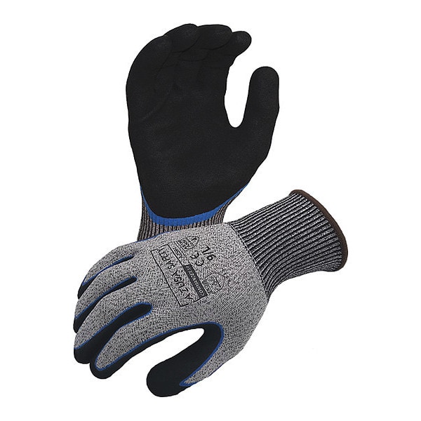 Azusa Safety Cut Resistant Work Gloves, Cut Level A4 , Dipped , Nitrile ...