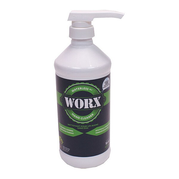 Worx Environmental Products Hand Cleaner, 16OZ Bottle, White, PK6 26 ...