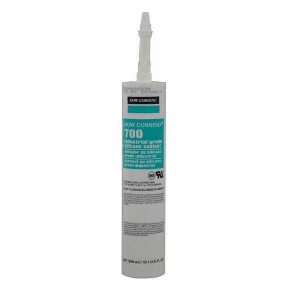 Dowsil Silicone Sealant, 10 oz, Cartridge, Aluminum Gray, Silicone Base, 700 4060123 | Zoro