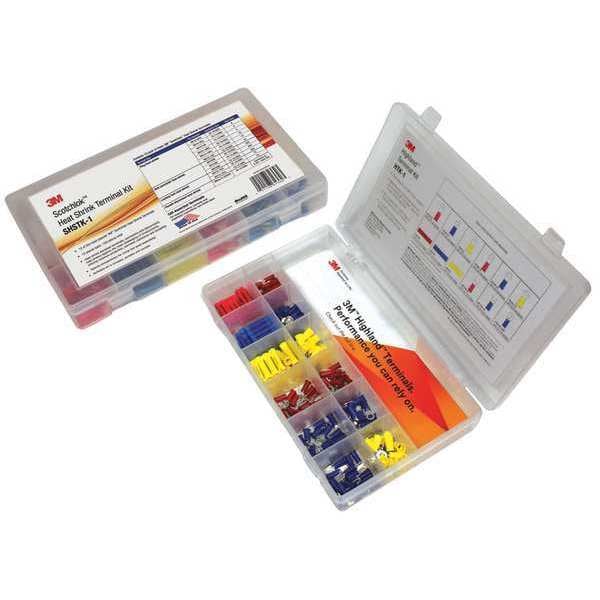 3M Wire Connector & Terminal Kit, 10 AWG, Polyolefin Insulated ...