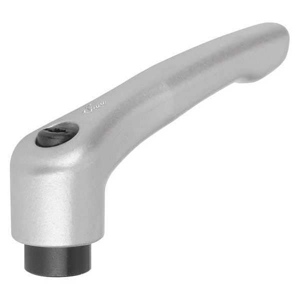 Kipp Adjustable Handle, Modern Design, Sz. 1, M06, Die Cast Zinc Silver ...