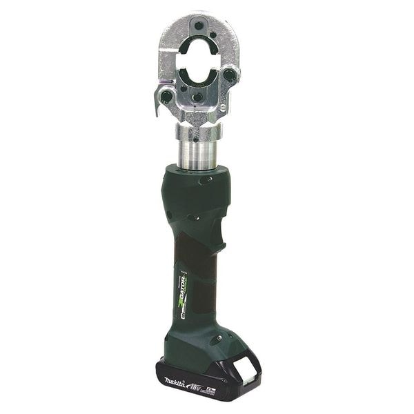 Greenlee In-Line Crimp Tool, Li-Ion, 6 tons Force EK622LX11 | Zoro