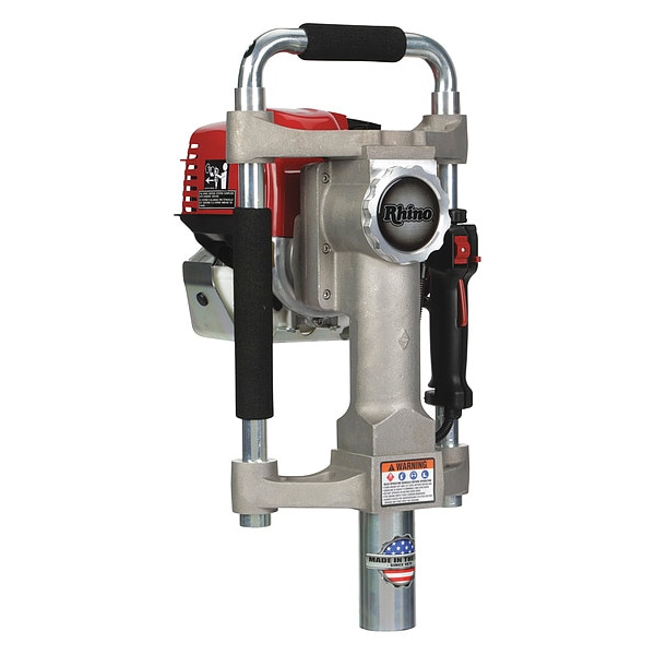 Rhino Tool Ranch Pro Post Driver, 48 lb., 4-Cycle, 20-1/2" H 300001 | Zoro