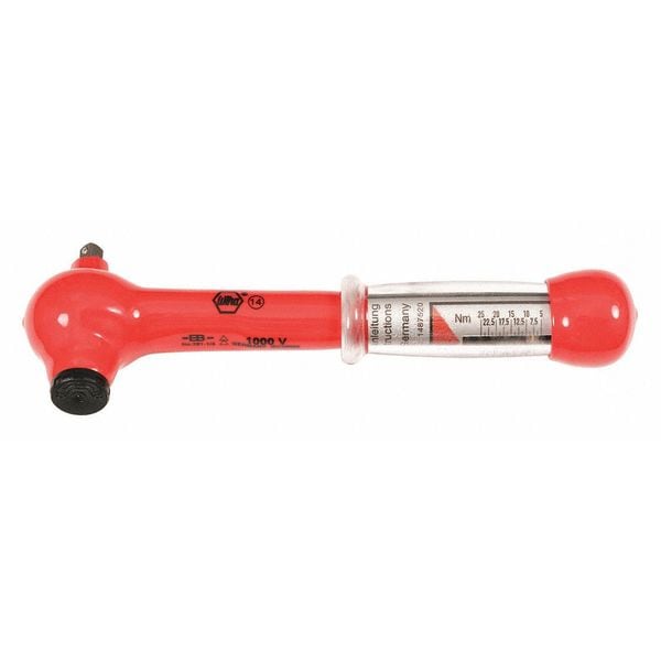 Wiha Micrometer Torque Wrench, 1/2" Drive Size 30152 | Zoro