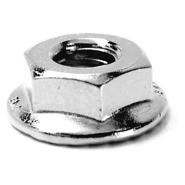 Foreverbolt Serrated Lock Nut, #10-24, 18-8 Stainless Steel, Not Graded ...
