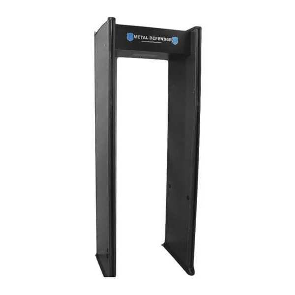 Metal Defender Metal Detector, Walk-Through, Black MD6-ADA | Zoro