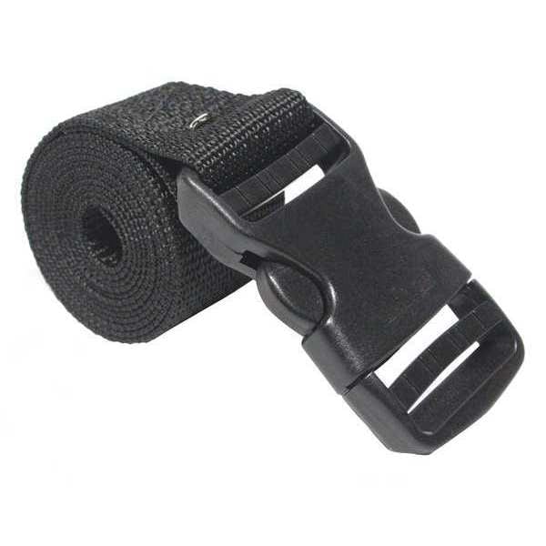 Bulk-Strap Cinch Strap, 1-1/2" x 48", Black A1548SSB | Zoro