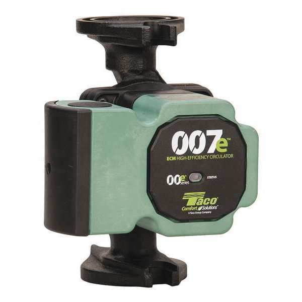 Taco Hydronic Circulating Pump, 1/25 hp, 120v, 1 Phase, Flange ...