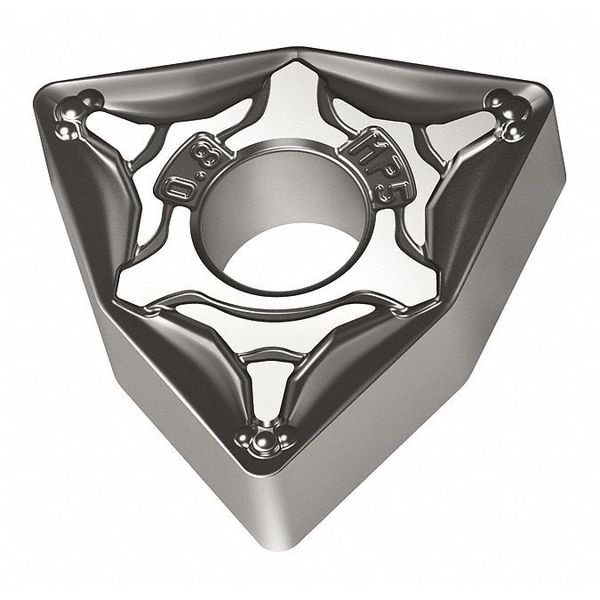 Walter Turning Insert, Trigon, 3/8 in, WNMG, 0.80mm, Carbide WNMG060408 ...