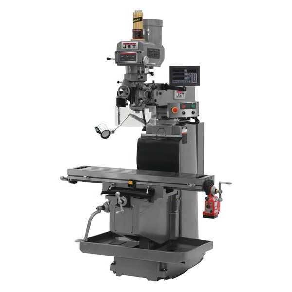 Jet Vertical Milling Machine, 4-1/8" Quill 698127 | Zoro