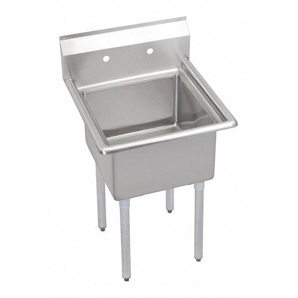Elkay Sink, Scullery Mount, 1 Set, On Center Hole, 18" x 18", #4 Finish ...