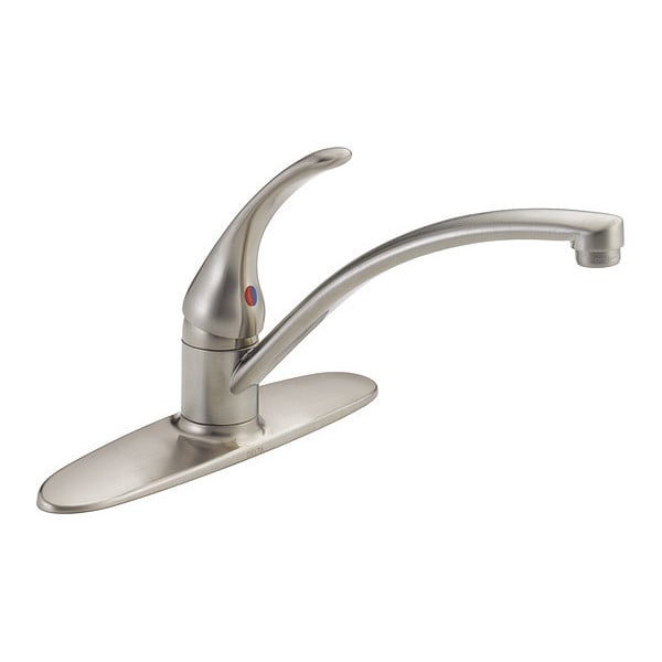 Delta Single, Handle Kitchen Faucet B1310LF-SS | Zoro