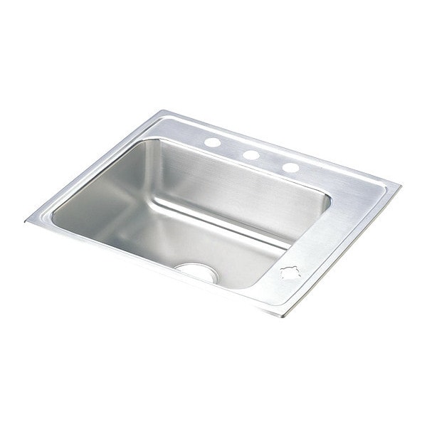 Elkay Classroom Sink 19" x 16", 1, 2, Drop-In, 18 ga. 304 Stainless ...