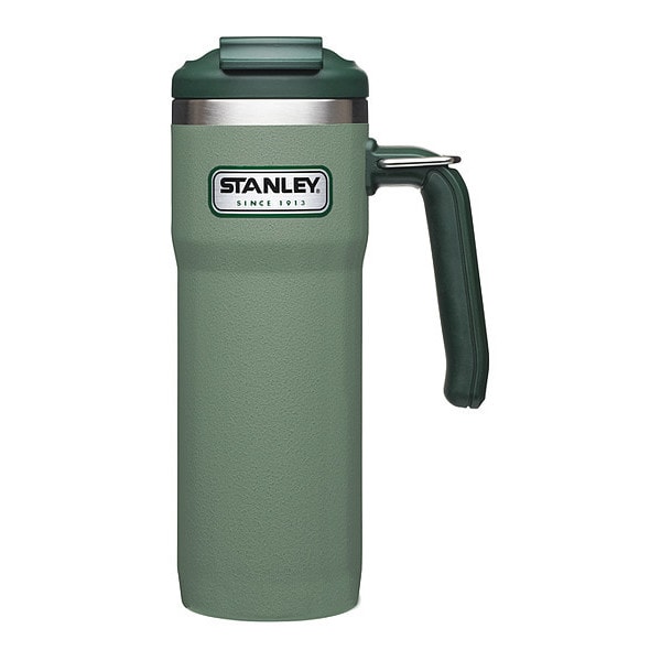 Stanley Travel Mug, 20 oz., Hammertone Green 10-06442-009 | Zoro