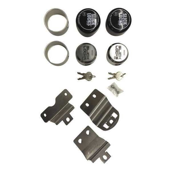 Slick Locks Metal Brackets, Fits Ram, SS PM-FVK-SLIDE-TK | Zoro