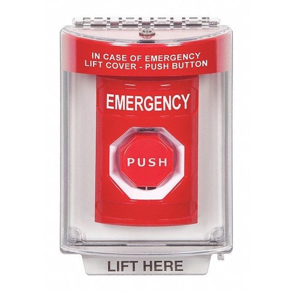 Safety Technology International Emergency Push Button, Momentary Type ...