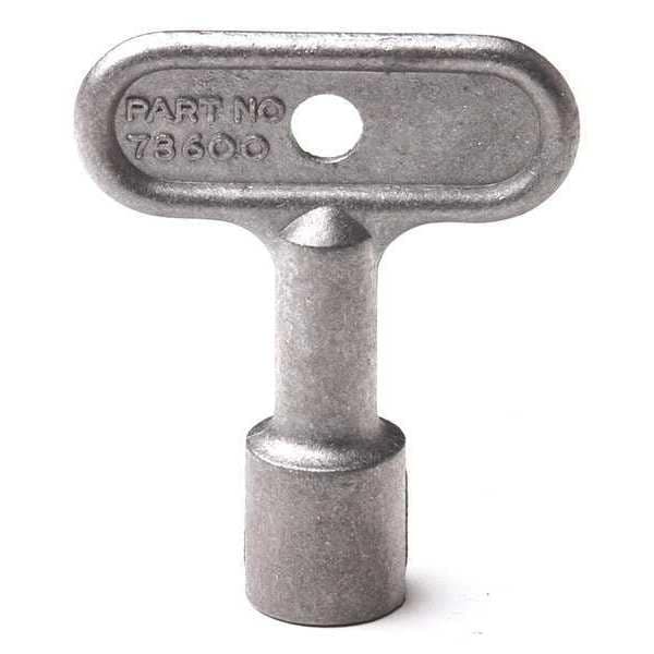 Jay R. Smith Manufacturing Hydrant Key, Aluminum, Silver 5619-PART03 | Zoro