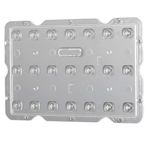 Hubbell Outdoor Lighting Symmetrical Type V Lens, 10" L x 6" Wx1"H GSL ...