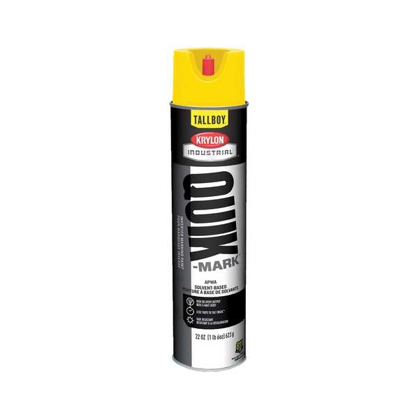 Krylon Industrial Inverted Marking Paint, 22 oz., High Visibility ...