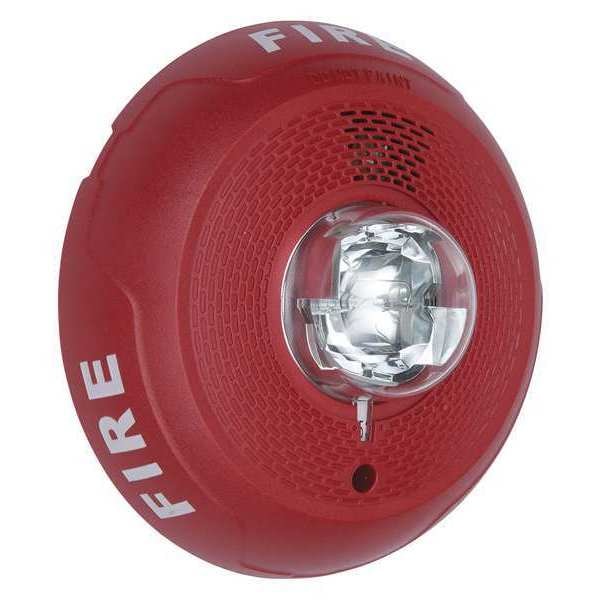 System Sensor Horn Strobe, Horn Strobe, Red PC2RL | Zoro