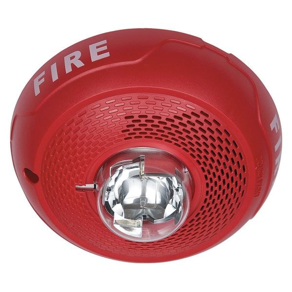 System Sensor Speaker Strobe, Speaker Strobe, Red SPSCRL | Zoro