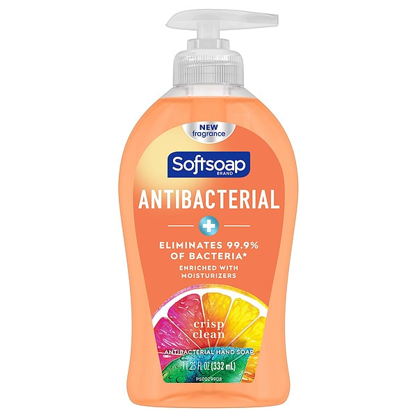 Softsoap Liquid Hand Soap, Antibacterial, Crisp Clean Fragrance, 11.25 ...