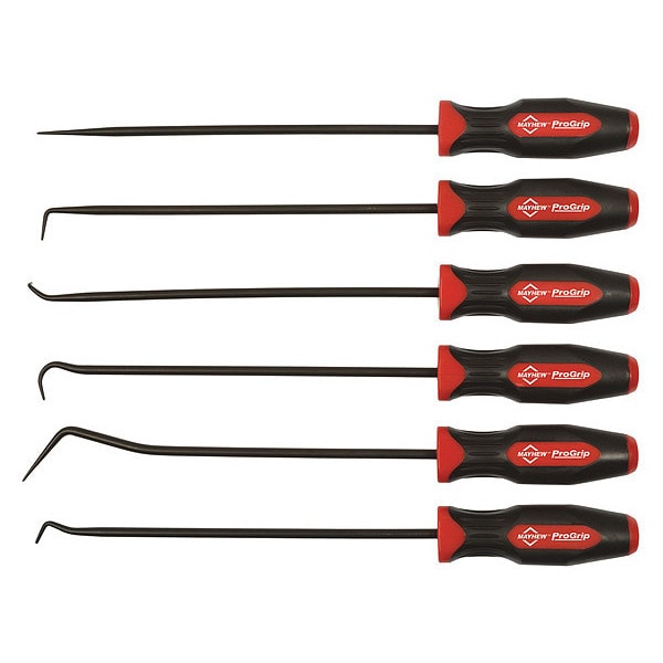 Mayhew Pro Extra Long Pick Set, 6 pcs., 17-3/4" L 13095 | Zoro