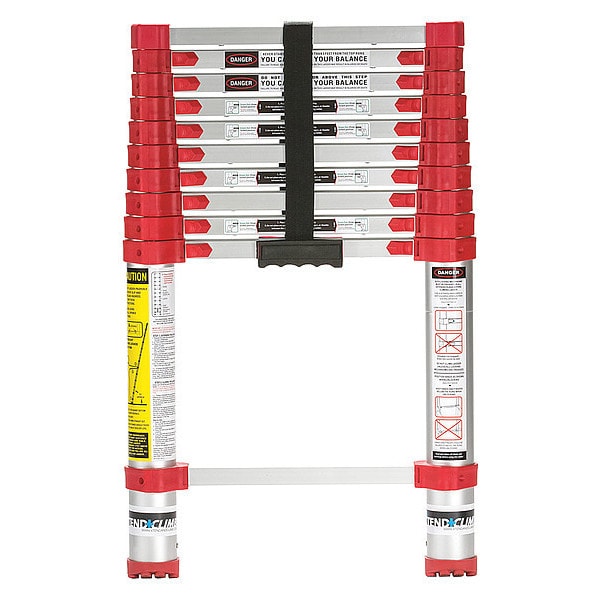 Xtend + Climb Aluminum Telescoping Extension Ladder, 250 lb Load ...