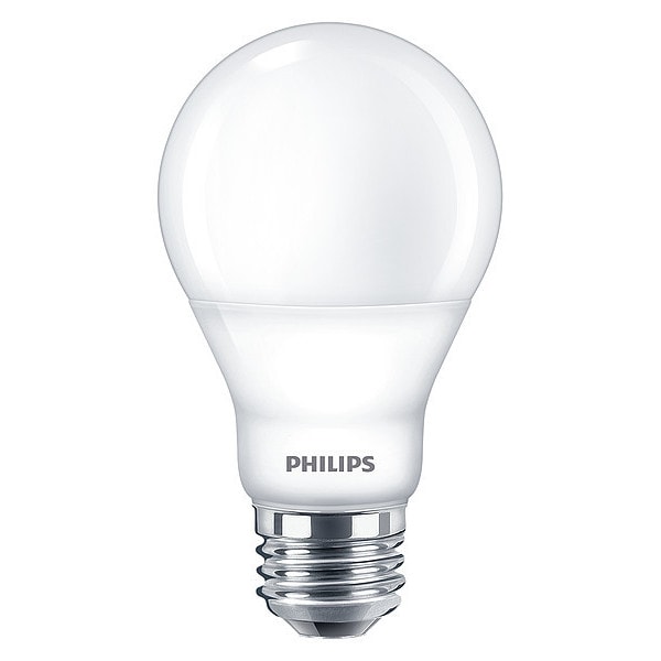 Philips LED Lamp, A19 Bulb Shape, 8.8W, Dimmable 8.8A19/PER/927-22/P ...