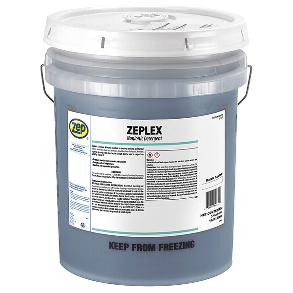 Zep High Efficiency Laundry Detergent Booster, 5 gal Pail, Liquid ...