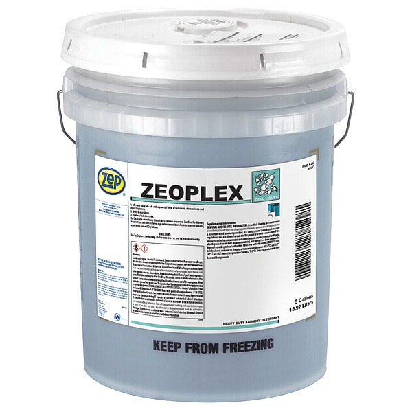 Zep High Efficiency Laundry Detergent, 5 gal Pail, Liquid ...