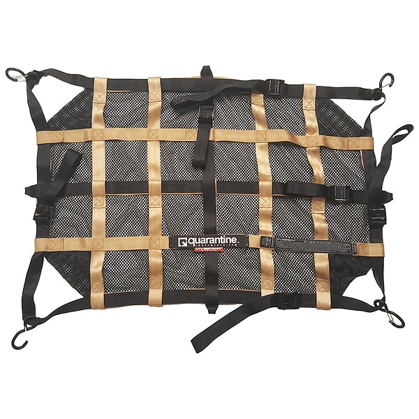 Quarantine Restraints Cargo Net, 400 lb/in, Polyester, Black QAB-UTS | Zoro