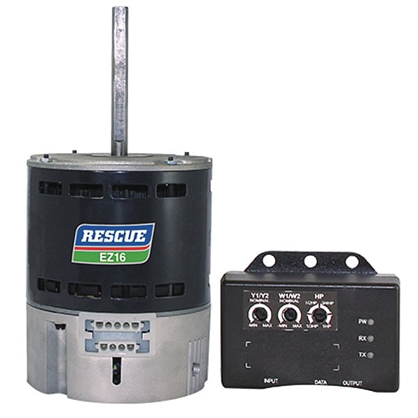 U.S. Motors ECM Replacement Motor, 1 Speed, Open Air-Over, Band Mount ...